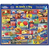 White Mountain Puzzles Apple a Day 1000 Piece Jigsaw Puzzle - Walmart.com