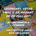 TCG Elements - Poke TCG Bundle, 100 Cards with 2 Legendary Cards, Vstar ...