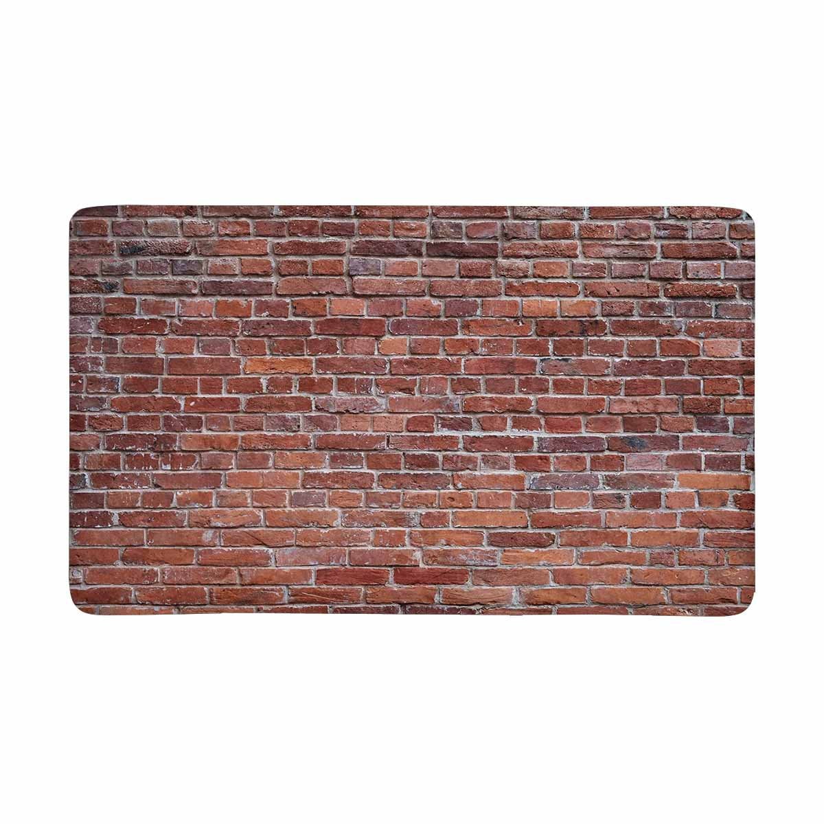 MKHERT Vintage Old Brown Brick Wall Doormat Rug Home Decor Floor Mat ...