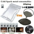 8Bag Cold Spark Powder Small Fine Particles 3-16.4ft Range Ti Composit ...
