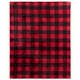 Throw Flannel Printed Ribbed 48X60 Red Plaid - Walmart.com