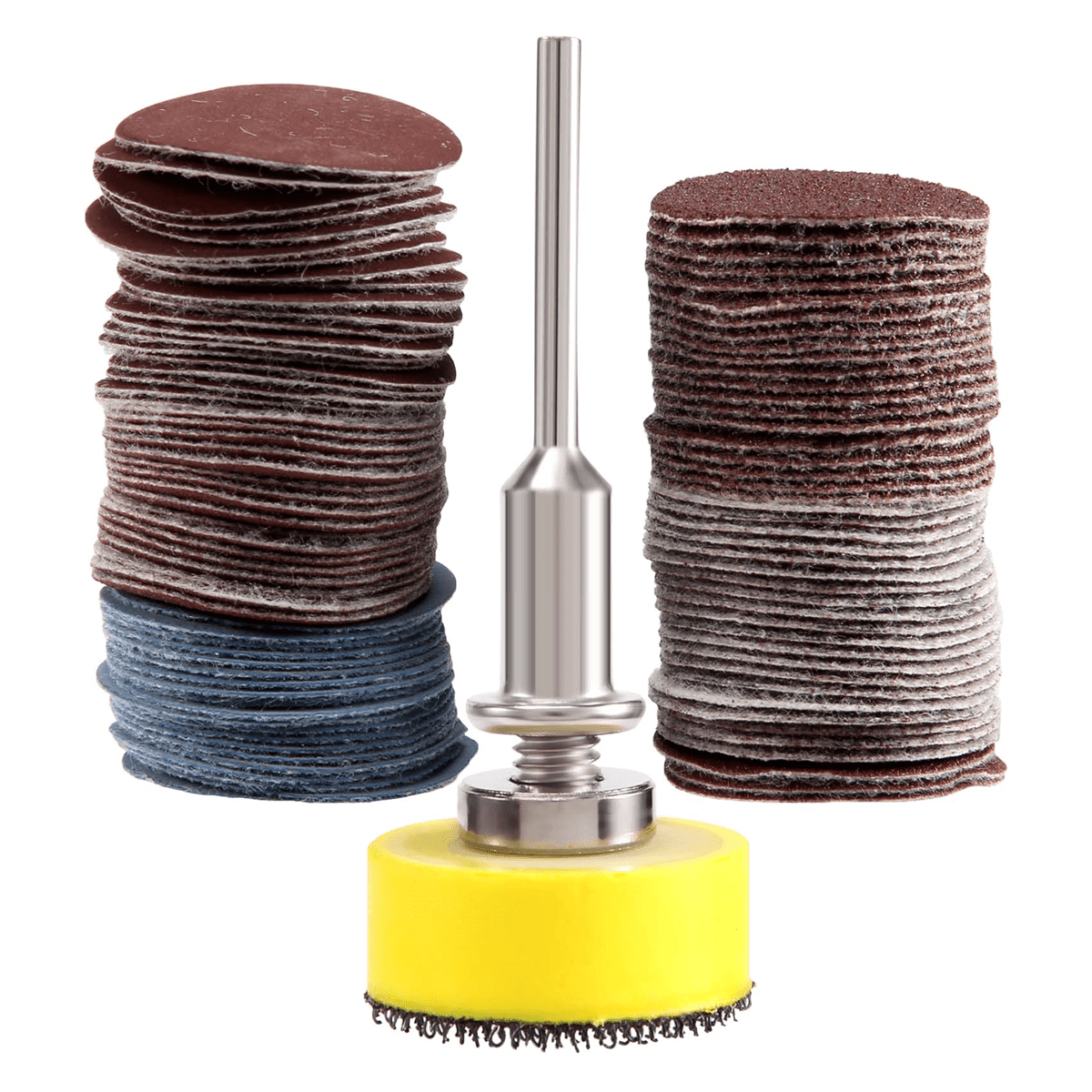 100Pcs 25Mm 1 Inch Sander Disc Sanding Disk 100-3000 Grit Paper With ...