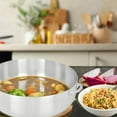11-Quart Nonstick Aluminum Caldero Pot with Glass Lid & Riveted Handle ...