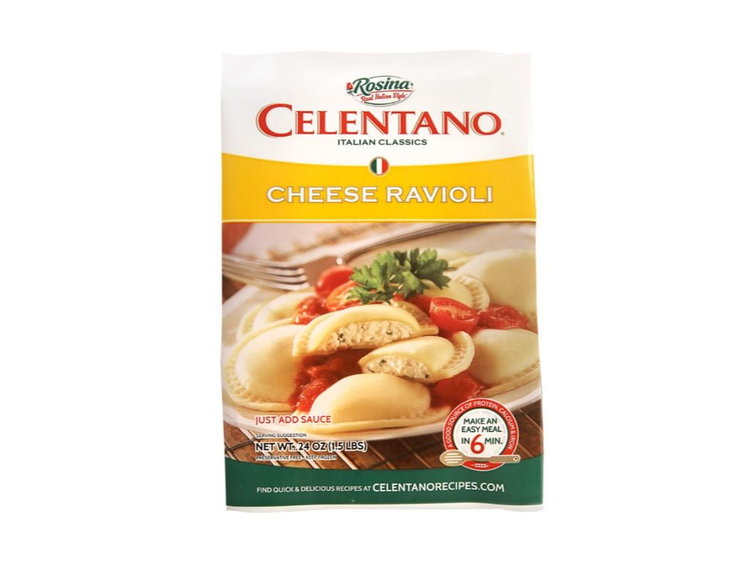 Celentano Rosina Food Cheese Ravioli Round Pasta 24oz (PACK OF 12 ...