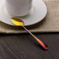 Rainbow color TeaSpoons Coffee Spoon Mini Cake Spoon Stainless Steel ...