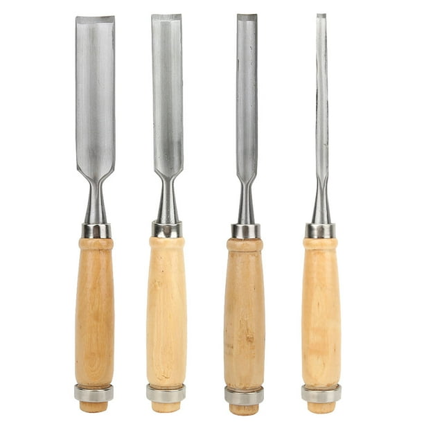Juego de cinceles para tallar madera, 4 piezas, herramientas esenciales ...