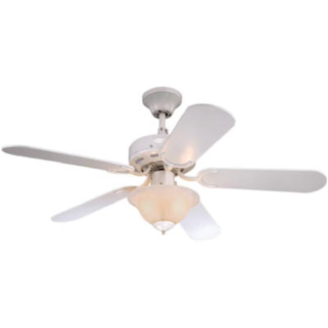 Westinghouse Fan & Lighting 78772-6548 Ceiling Fan With Alabaster Light ...