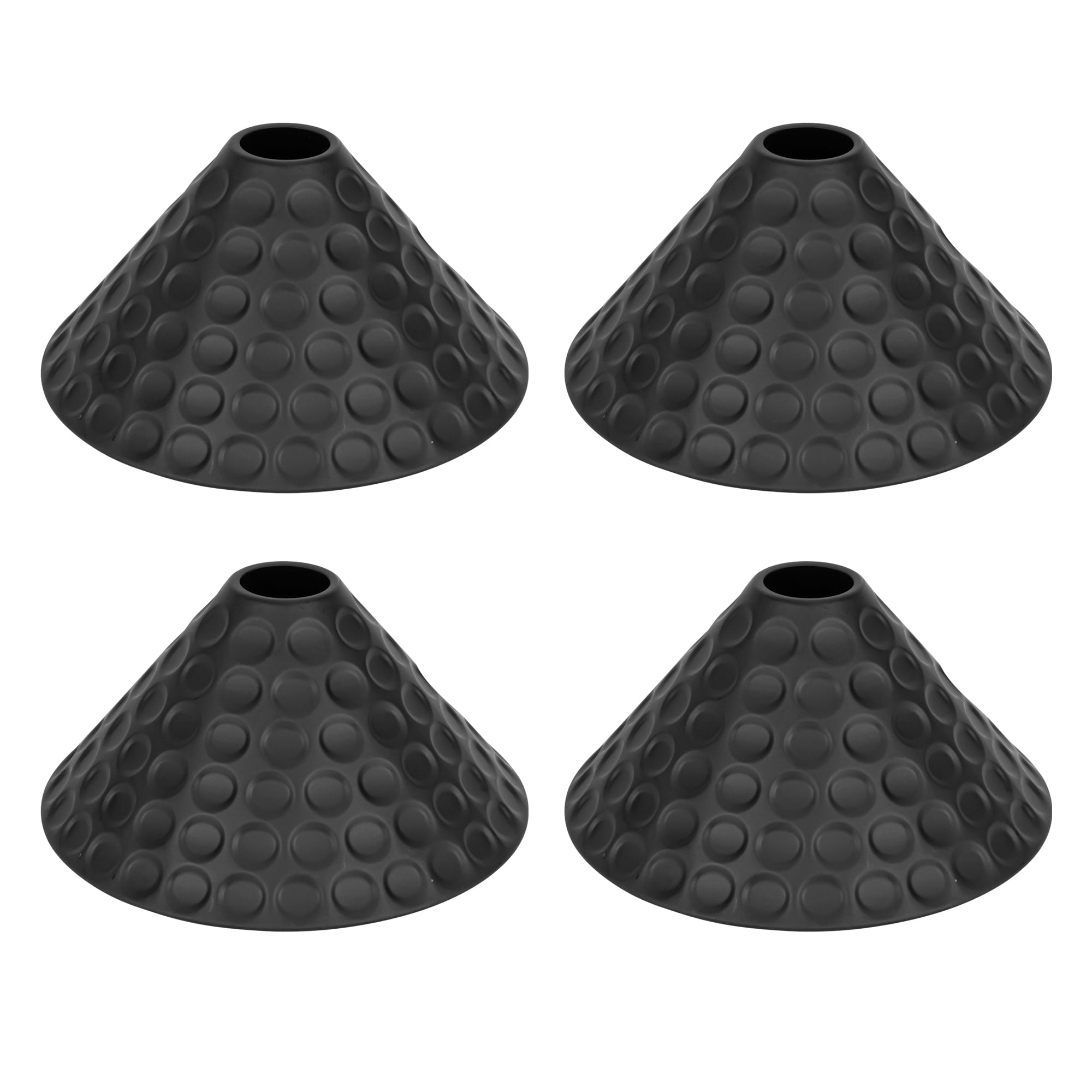 Kiven 4 Pack Black Metal Lampshade, Vintage Lampshade for Replacement ...