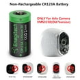 Enegitech CR123A 3V Lithium Batteries, Non-Rechargeable 123A CR17345 ...