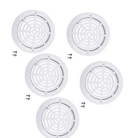 Set of Main Drain Cover Anti-, 8-Inch Suction and Dual Suction Outlet ...