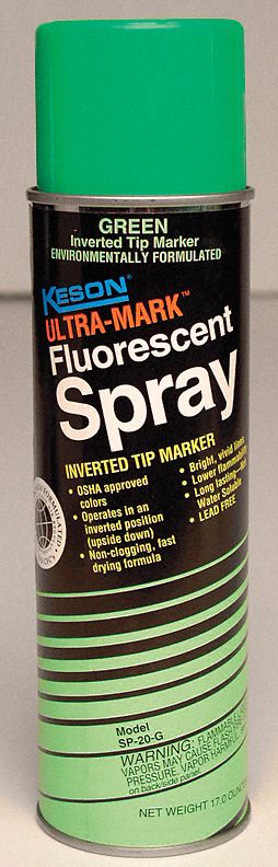 Keson Inverted Marking Paint,20 oz,Green SP20G - Walmart.com