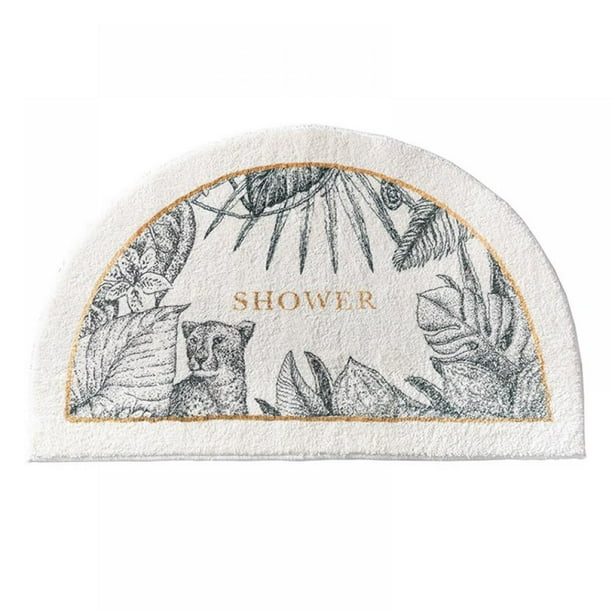 Half Circle Bath Mat