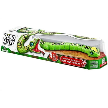 Robo Alive 2022 Robotic Pet Snake Figure, Slithering and Lifelike, Red ...