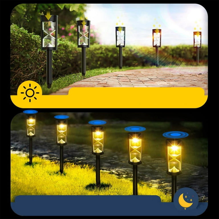 Amber Led Solar Pathway Lights Amazon.com : Lytmi Solar Lights Outdoor