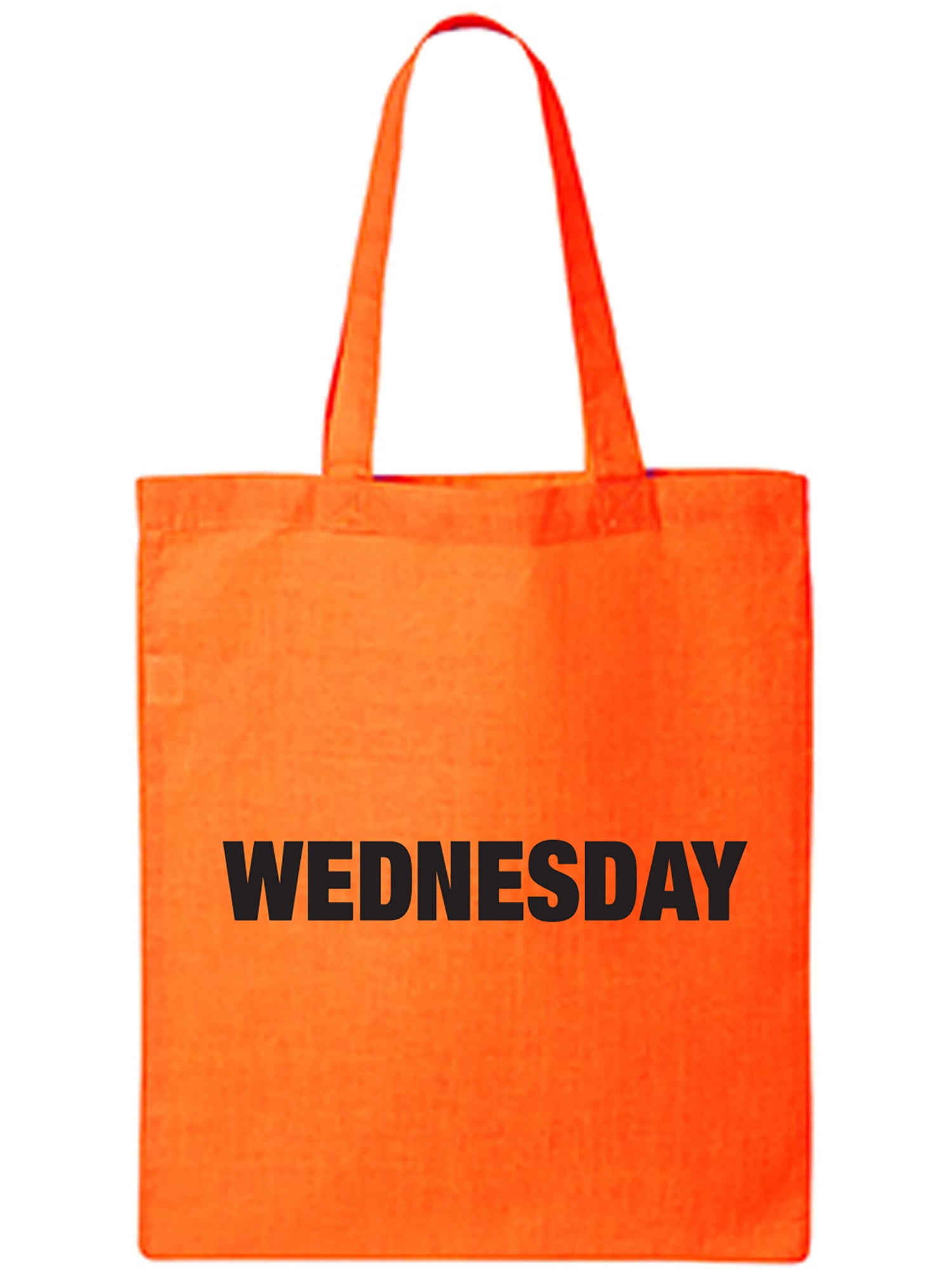 WEDNESDAY (worn on Monday) Cotton Canvas Tote Bag - Walmart.com
