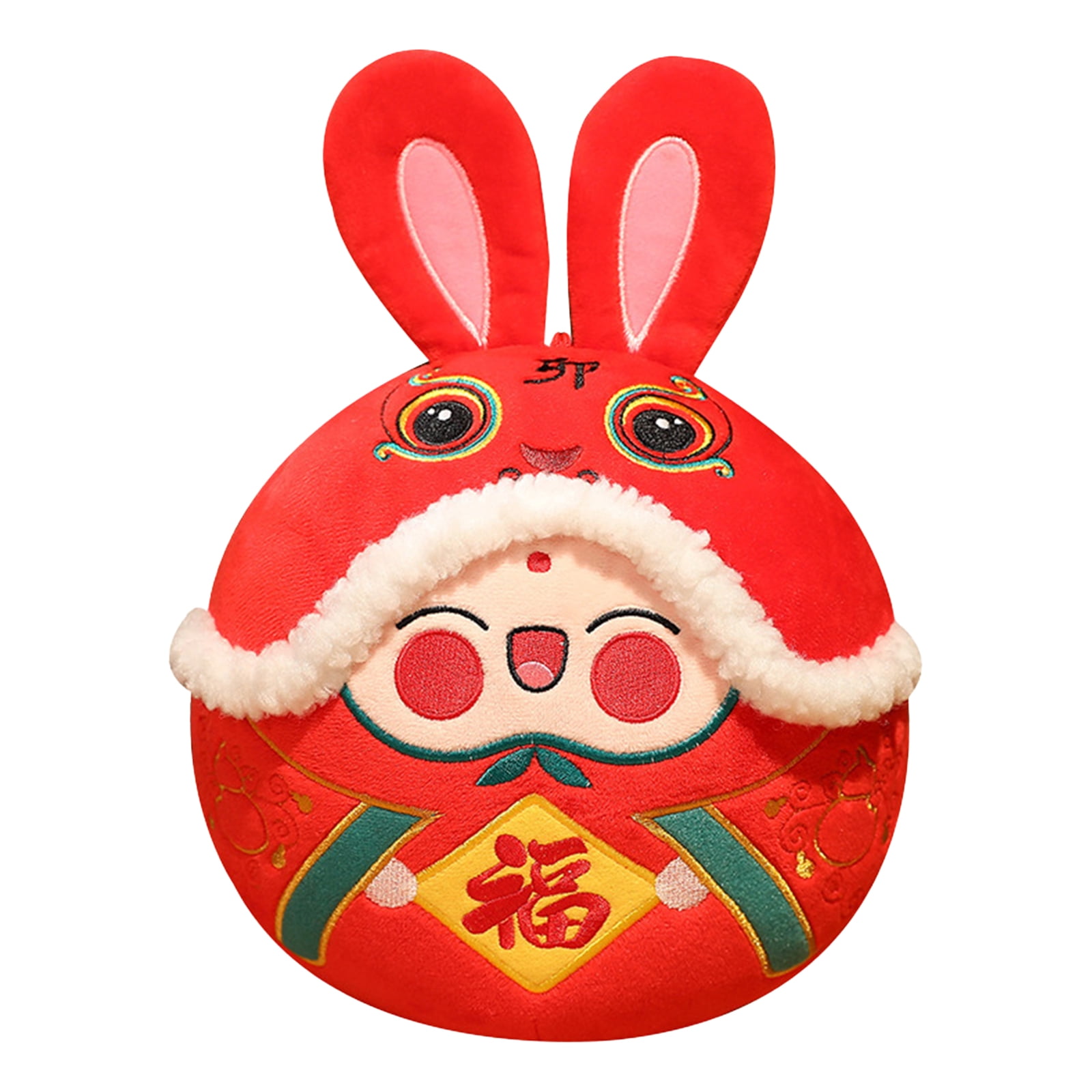 Rabbit Pendant Plush Toy Rabbit Year Mascot Doll 2023 Year Of The ...