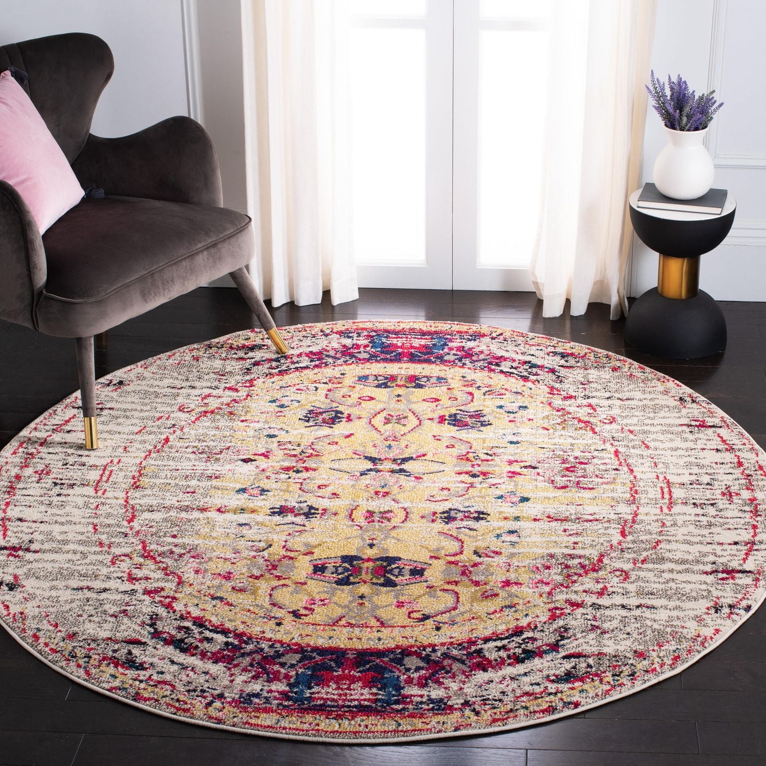 Click here for Safavieh Monaco Elsdon Abstract Area Rug 67 X 67 R... prices