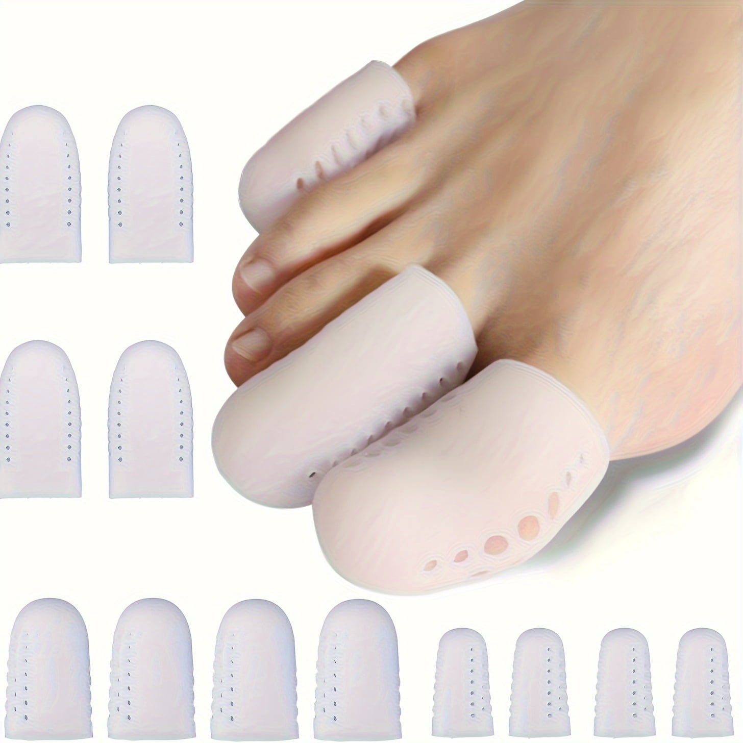 Click here for Keinxs 12pcs/Set Of Gel Toe Cap - Toe Cap - Silico... prices