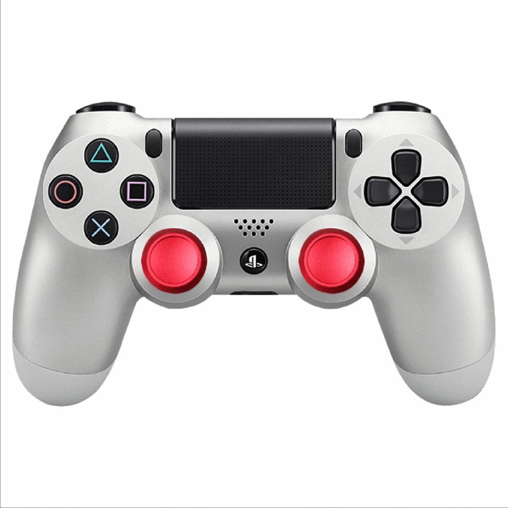 2pcs Universal 3D Thumbstick Cap Aluminum Alloy Metallic Metal Analogue ...