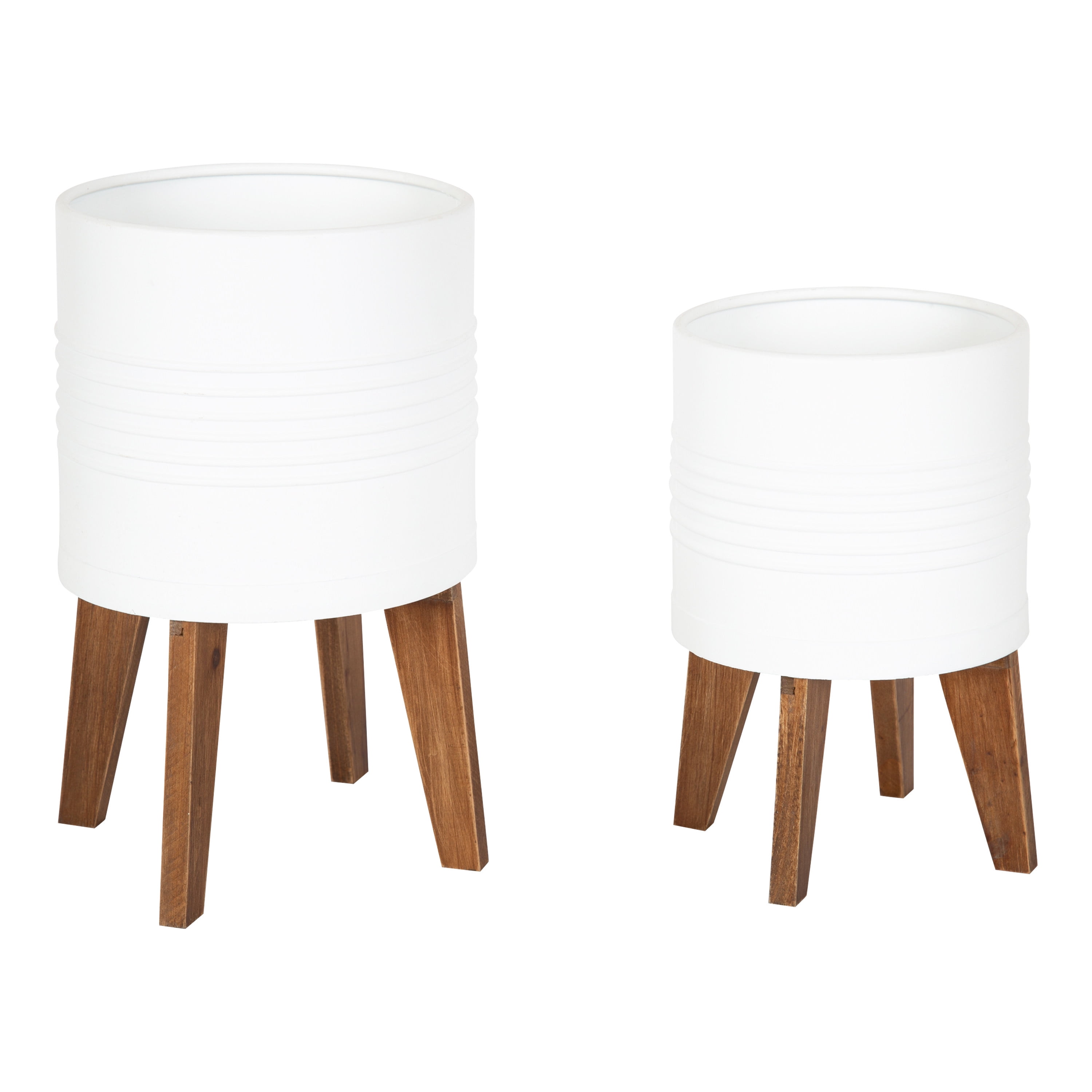 Kate and Laurel Gavri Rustic Farmhouse Metal and Wood Tabletop Planter ...