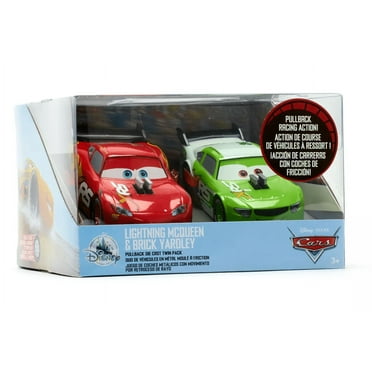 Disney Parks Pixar Cars Lightning McQueen & Ralph Carlow Pullback Car ...