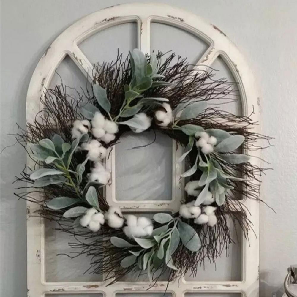 Click here for Generic Cotton Farmhouse Vine Wreath Artificial Wr... prices