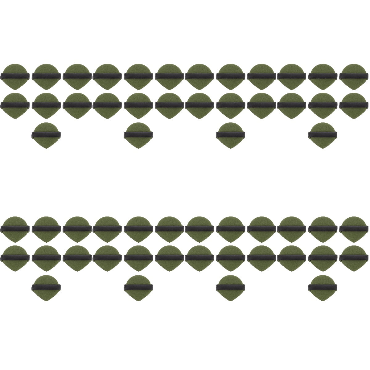 Sponge Makeup Powder Puff Face Cleansing Puffs Round Cellulose Cotton ...