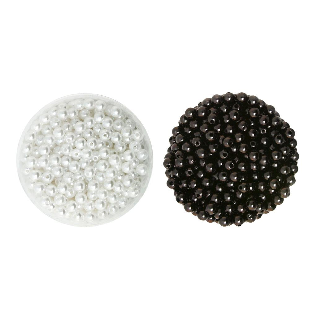 Click here for Klkcms 1000x 6mm White Black Imitation Pearl Abs P... prices