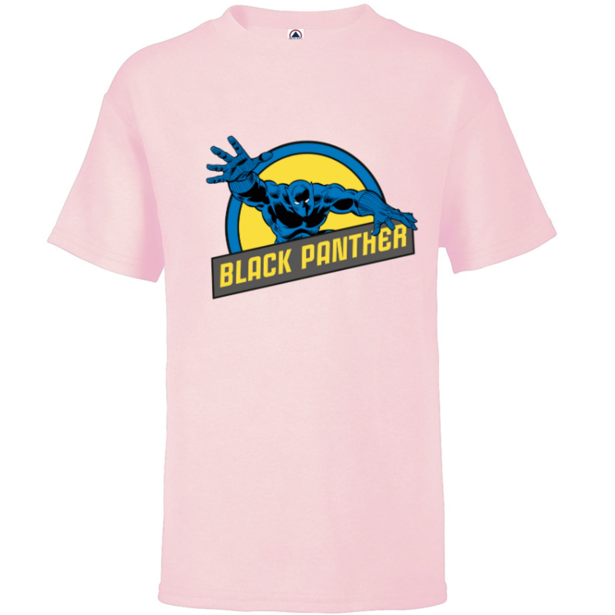 Marvel Black Panther Classic Comic Pose with Name - Short Sleeve T ...