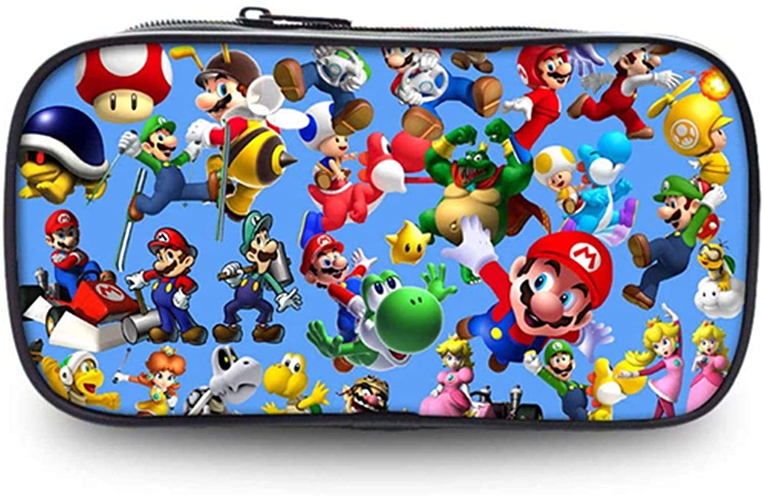 yeegool Super Mario Nylon Pencil Case with Zipper, Assorted Colors ...