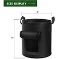 5-Pack 10 Gallon Potato Grow Bags, Garden Planting Bag with Reinforced ...