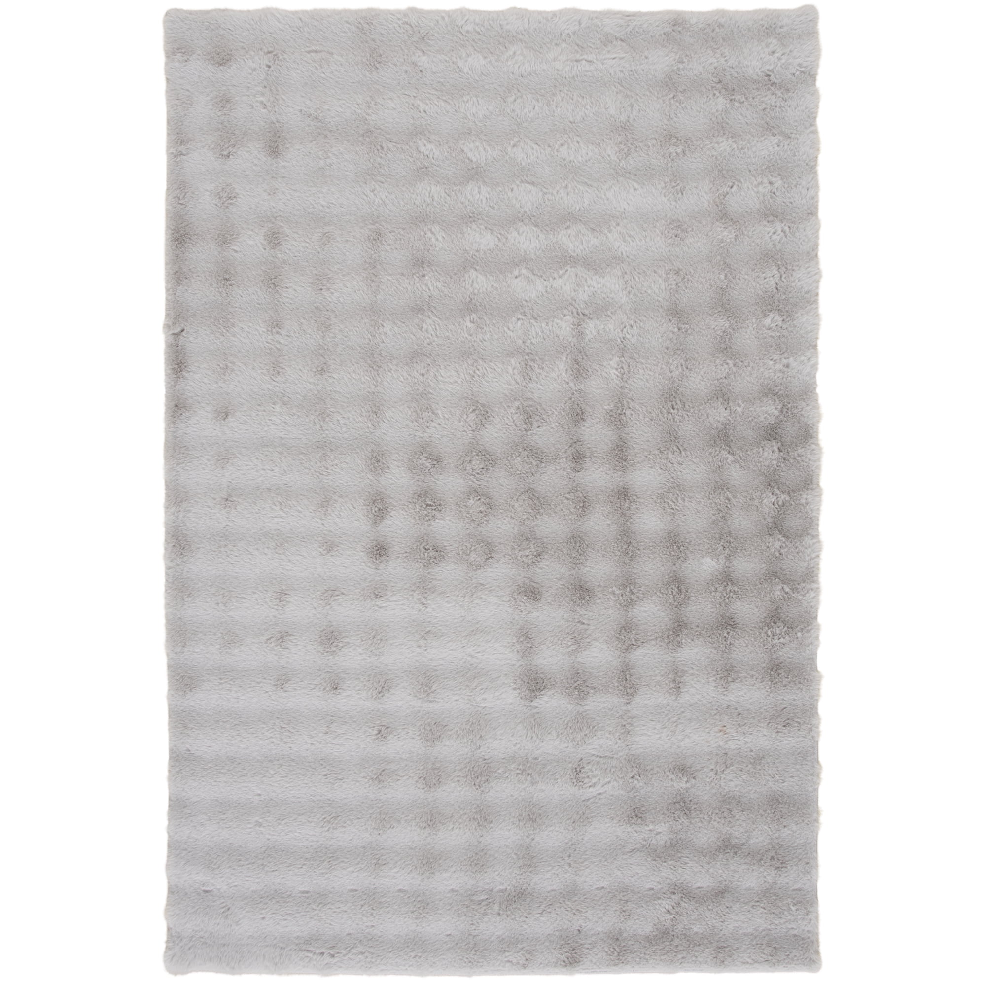 Click here for Mainstays Bubble Rabbit Faux Fur Grey  Area Rug 4x... prices