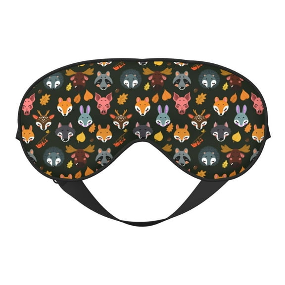 Eye Sleep Mask for Women Men - Forest Mushrooms Adjustable Soft Buckle ...