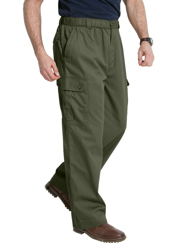 Men Elastic Waist Pants