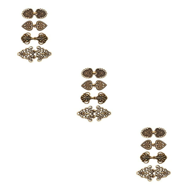 pitrice Authentic Medieval Alloy Shawl Fastener Sew Cardigan Clips ...