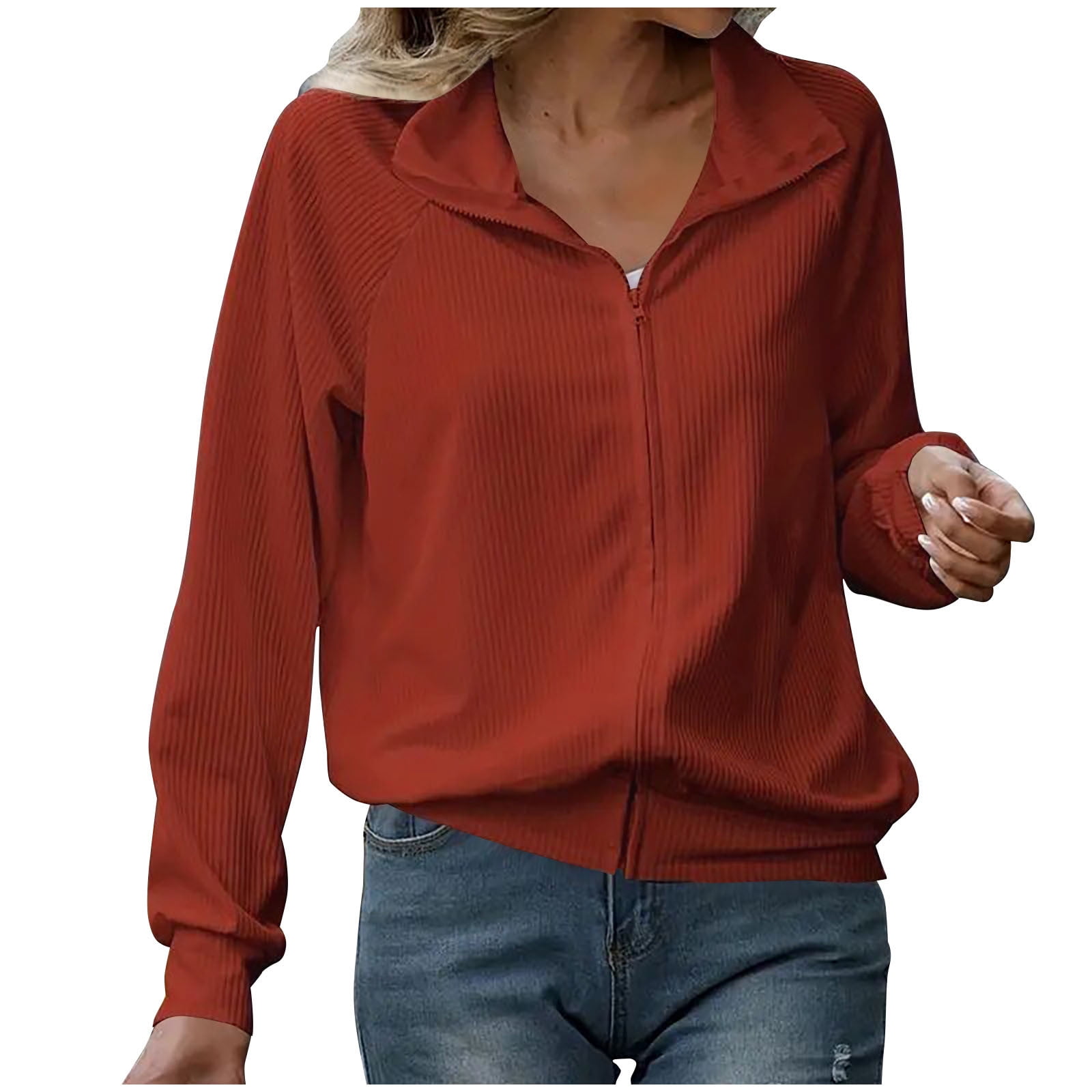 Click here for Cfhntfmh Sweatshirt Jacket For Women 2024 Fall Fas... prices