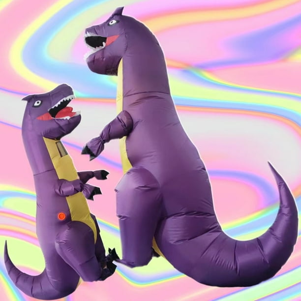 Disfraz inflable de dinosaurio tiranosaurio musculoso para adultos ...