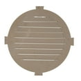 22"W x 22"H x 1 1/4"P, Round Gable Vent with Keystones, Functional ...