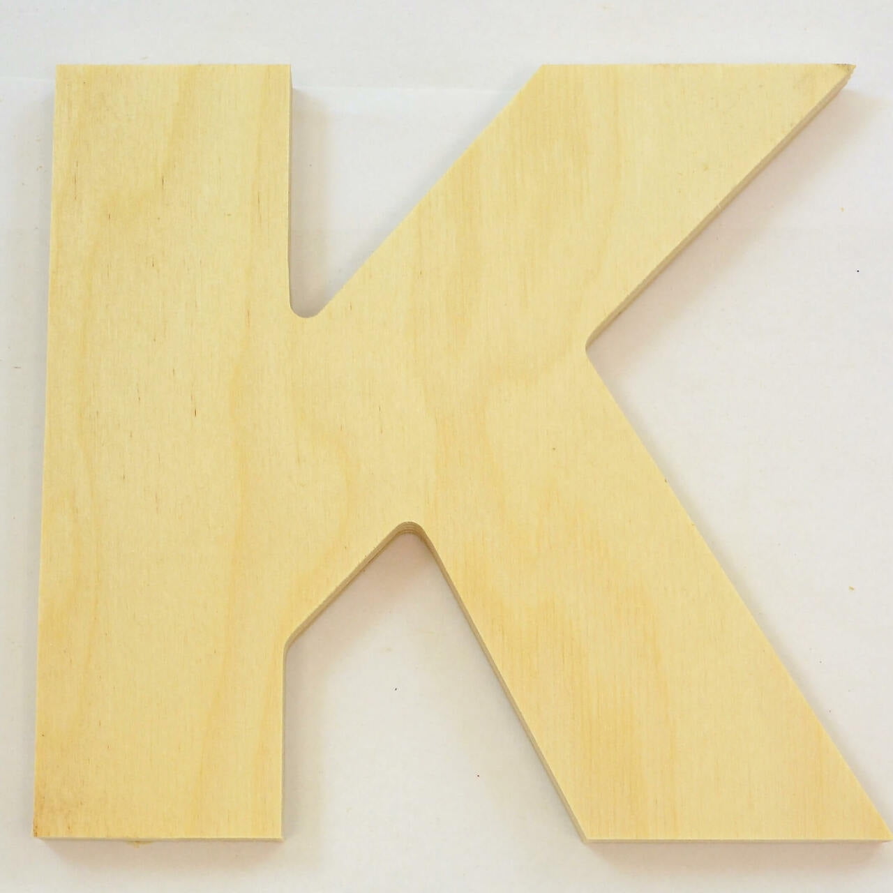 Package of 1, 18 Inch X 3/4" Thickness Baltic Birch Wood Letter K in ...