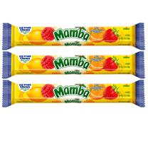 Mamba Fruit Chews Candy, 24 Individually Wrapped Assorted Flavors, 3 ...