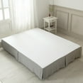 Neween Pleated Queen Bed Skirt 15 Inch Tailored Drop Easy Fit Bed