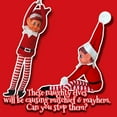 Elfie (Boy) and Elvie (Girl) Set Fun and Playful Elves Behavin' Badly ...