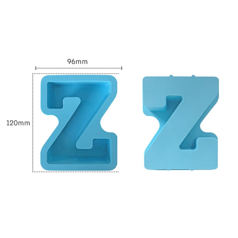 Gerich Silicone Alphabet Molds Letter Molds Epoxy Resin Molds for Art ...