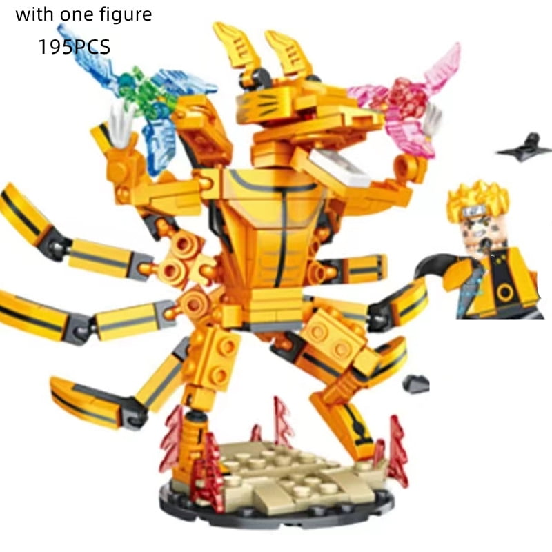 Figuras de acción de Naruto Bricks Mini para armar, bloques de ...