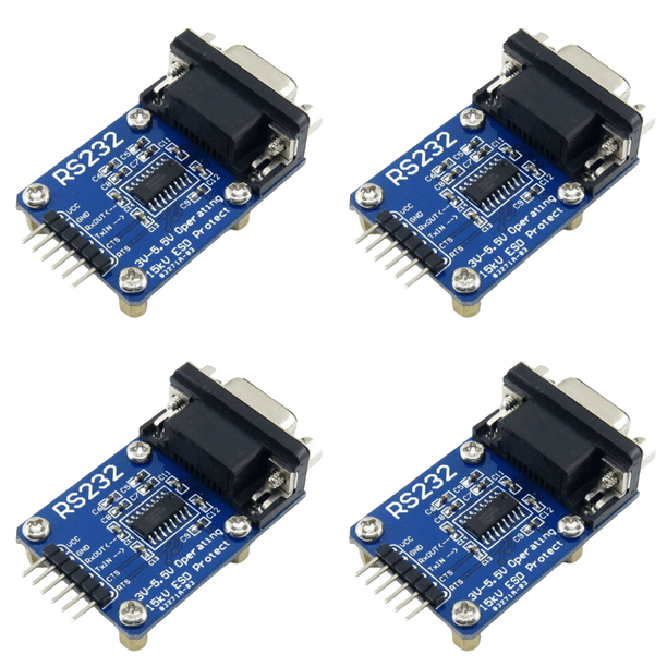 Waveshare RS232 SP3232 Módulo 3V-5.5V DB9 a TTL Placa Convertidora ESD ...