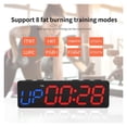 Workout Clock With Battery, Portable Mini Gym Timer With Built-in ...