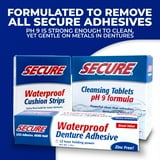 Secure Comfort Strips Waterproof Denture Adhesive - Customizable Fit ...