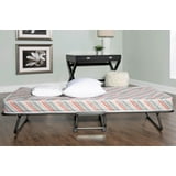 Linon Torino Folding Rollaway Guest Bed with 5" Innerspring Mattress ...