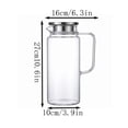 2000ml High-value Right-angle Handle Cold Kettle High-borosilicate ...