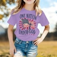 Elegyee Girls Independence Day T-Shirt Graphic Short Sleeve Celebration ...